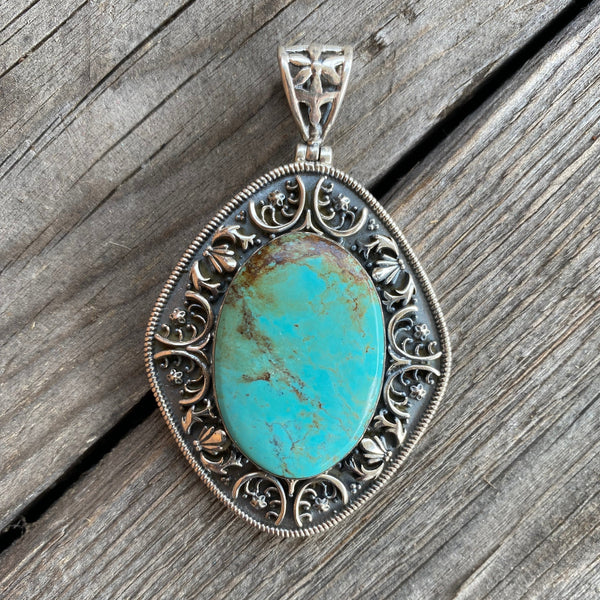 Grace Turquoise Pendant – Horse Torque Saddlery