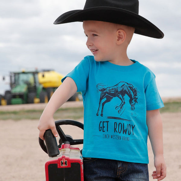 Cinch® Toddler "Get Rowdy" Graphic Tee – Horse Torque Saddlery