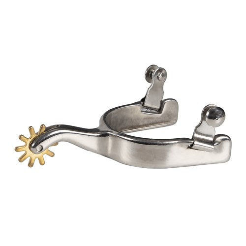 Campdraft Spur W/Lip SS W/Pin Youth – Horse Torque Saddlery