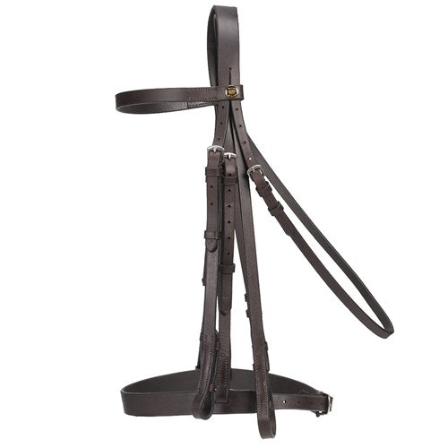 Jeremy and Lord - Double Bridle - Pony - Black – Horse Torque Saddlery