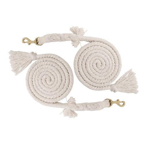 Braided Cotton Split Reins – Horse Torque Saddlery