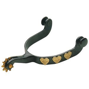 Cheyenne Silver Heart Spurs – Horse Torque Saddlery