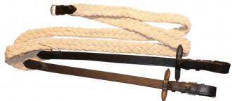 Cotton Plaited Reins - White – Horse Torque Saddlery