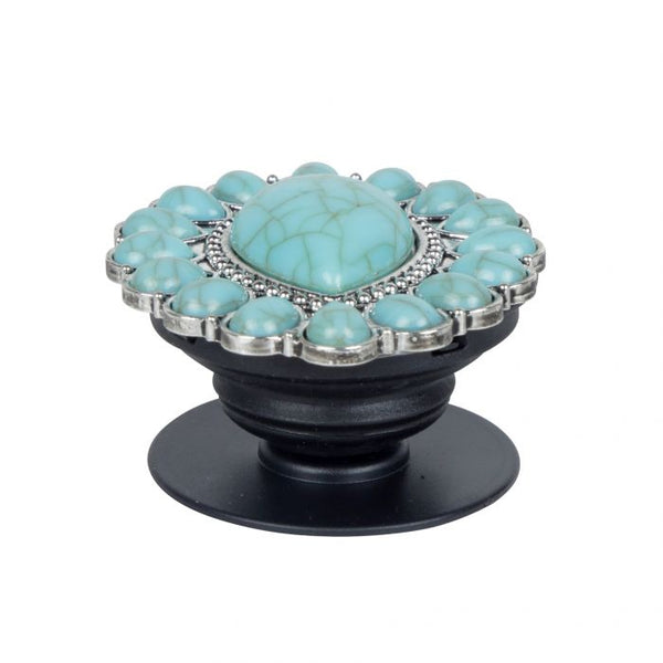 Ocean Leaf Faux Turquoise Stones Phone Pop Socket – Horse Torque Saddlery